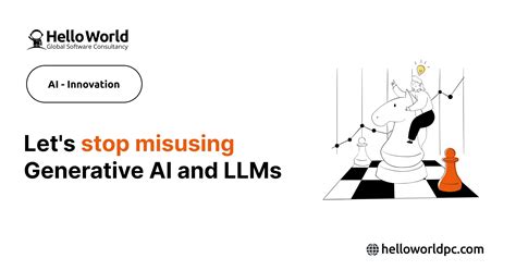 Lets Stop Misusing Generative Ai And Llms