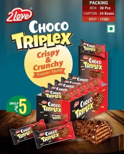 Chocolate Choco Triplex Waffer Packaging Type Box At ₹ 5piece In Indore