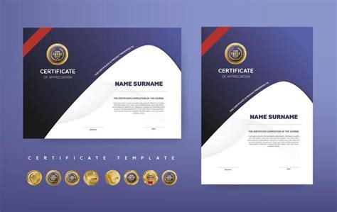 Technology Certificate Template Vector Art Icons And Graphics For Free Download