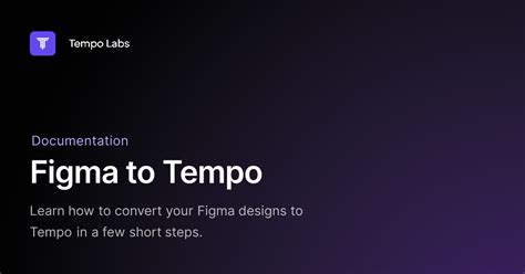 figma to tempo tempo