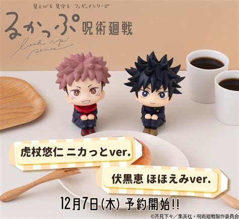 呪術廻戦】12月7日木予約開始！！るかっぷ 「虎杖悠仁 ニカっとver 伏黒恵 ほほえみver」とり子ブログ紹介メガ★