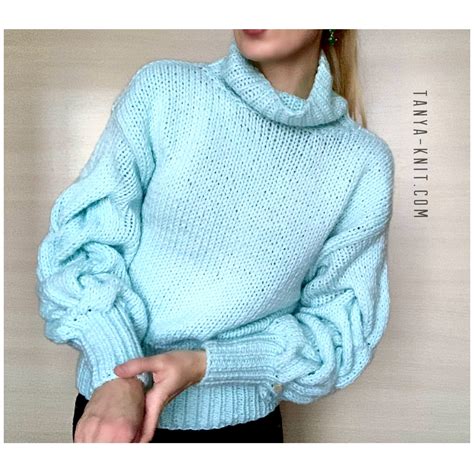 Вязаный женский свитер Тиффани - Tanya Knit
