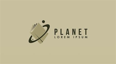 행성 로고 디자인 컨셉 템플릿 벡터 프리미엄 벡터
