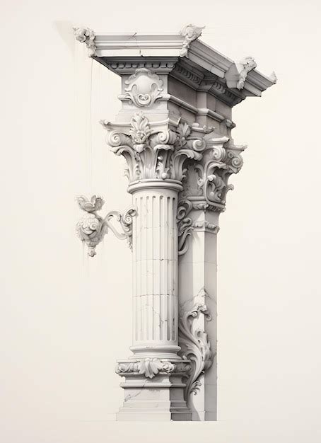 Premium Photo Sketches Of Columns