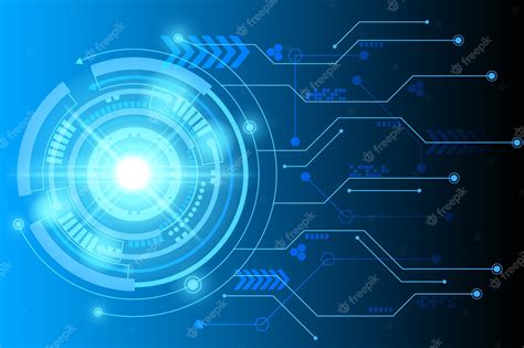 Premium Vector Abstract Futuristic Circuit Technology Background