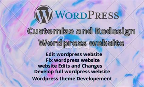 rebuild edit and customize the wordpress website by marriam devlpr2