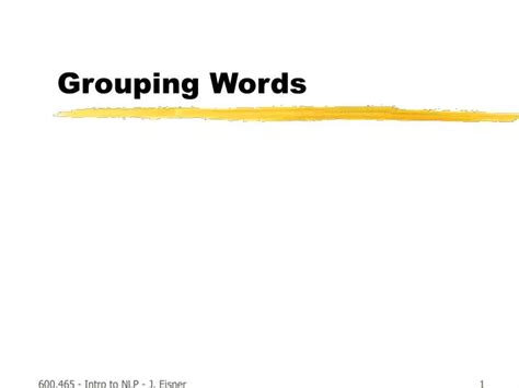 Ppt Grouping Words Powerpoint Presentation Free Download Id 3768643