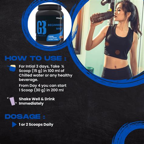 Gymbrat Beginners Whey 500 Gram Chocolate Flavour 16 Servings Gymbrat