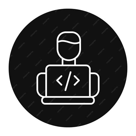 Premium Vector Programmer Vector Illustration