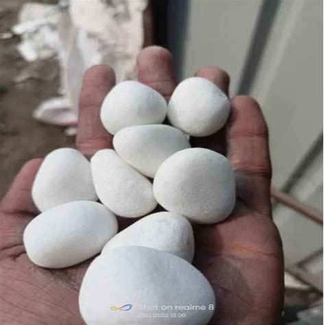 Extra Small Snow White Pebble Size 10 Mm At ₹ 15 Kg In Jaipur Id
