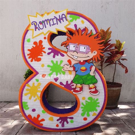 Piñata Numero 8 Carlitos Rugrats En 2024 Piñatas Originales Piñata Piñata Infantiles