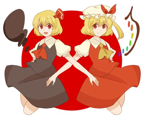 Flandre Scarlet And Rumia Touhou Drawn By Tamahiroshige36 Danbooru