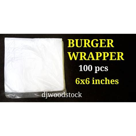 Durable Burger Wrapper 100 Pcs Lazada Ph