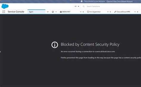 Solved ECE Gadget CSP Error Cisco Community