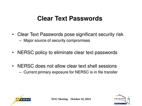 Ppt File Transfer And Use Of Clear Text Passwords Update Powerpoint