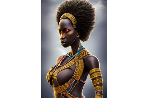 African Beauty Graphic By L M Dunn · Creative Fabrica