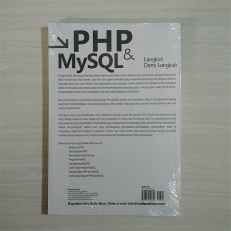 Buku Php And Mysql Langkah Demi Langkah Lazada Indonesia