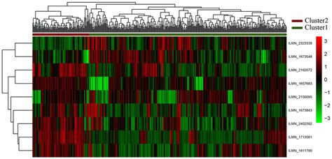 Clustering Analyses For Nine Genes The Horizontal Axis Above Download Scientific Diagram