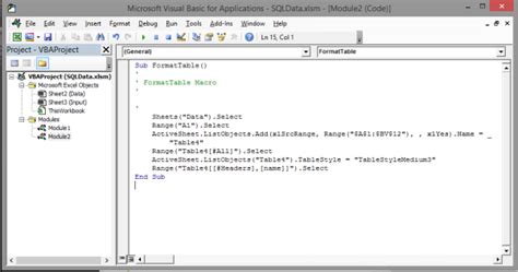 By Example Using Excel Vba To Export Sql Data Series 02 Sql Notes