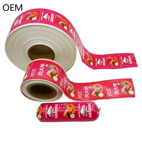 Polyamide Sausage Casing Flexography Printing Different Size Customs