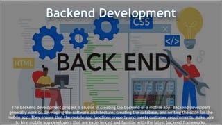 Mobile App Development Stages PPT