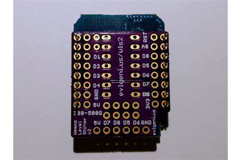 Wemos D1 Mini Esp8266 Level Shifter Mini Shield From Jasoncoon On Tindie
