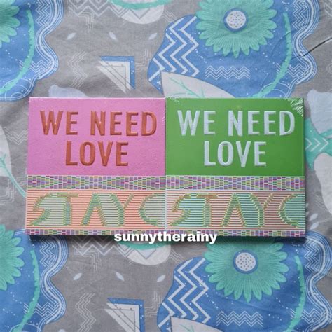 Jual Sealed Stayc The 3rd Single Album We Need Love Ready Stock
