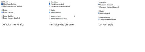กำหนดสไตล์ให้ checkbox and radio rundiz