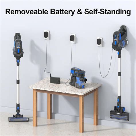 Inse Cordless Vacuum Cleaner 6 In 1 Rechargeable Stick Vacuum 45mins