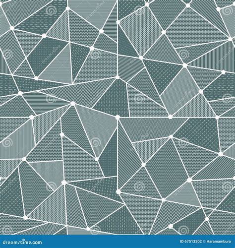 Geometric Seamless Texture Stock Vector Illustration Of Decor 67513302