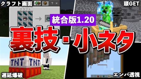 【統合版120対応】意外と知らないマイクラの裏技・小ネタ11選【ゆっくり解説】 Minecraft Summary マイクラ動画