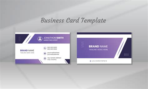 Business Ppstcard Design 20642551 Vector Art At Vecteezy