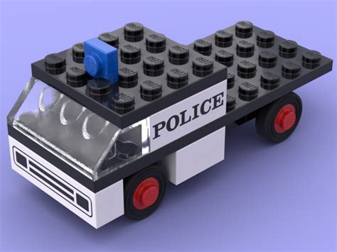 Lego Moc Alt 611 Police Truck By Le1nounours Rebrickable Build