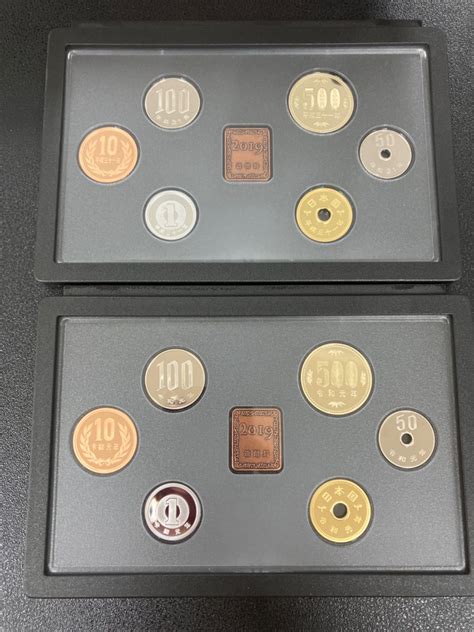 2019年 平成31年 令和元年 プルーフ貨幣セット 黒プルーフ 2個 銘板あり メルカリshops