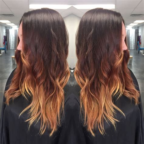 Создаем стильное омбре на каштановые волосы хороший вкус