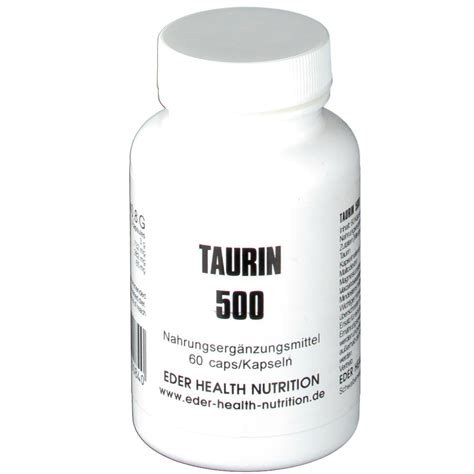 Taurin 500 Kapseln Shop