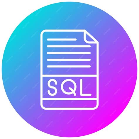 Premium Vector Sql File Vector Illustration Style