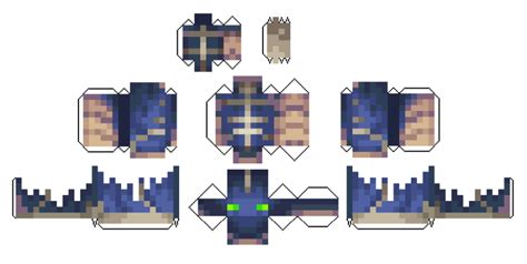 마인크래프트 종이모형 Minecraaft 1130 아쿠아틱 업데이트 종이모형 3탄 네이버 블로그