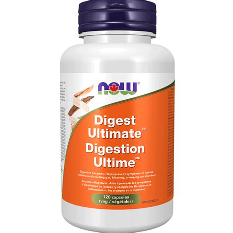 Probiotic Enzymes Healthy Digestion Now Foods Canada