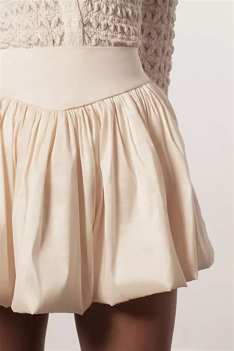 Tach Clothing Taffeta Bubble Mini Skirt Anthropologie