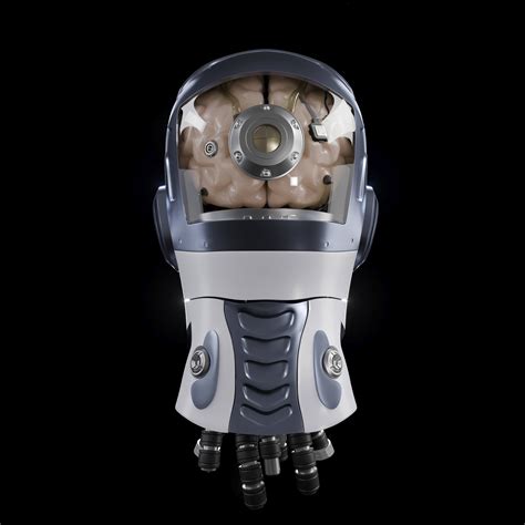 Male And Female Robot Heads By Cgzen