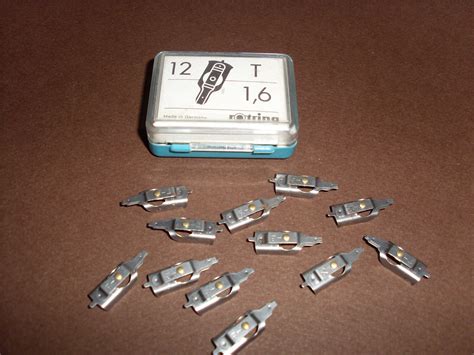 Rotring Graphos Drafting Varius Nibs 12 Nibs Etsy