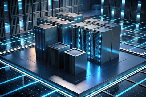 Premium Photo Modern Data Center And Network Infrastructure Solutions