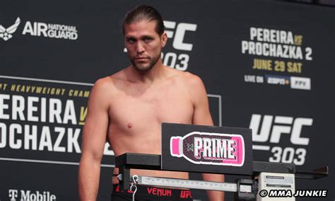 Brian Ortega Ufc 303 Official Weigh Ins Mma Junkie
