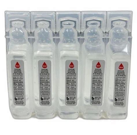 Hypertonic Sodium Chloride Injection IP Packaging Size X Ml At Box In New Delhi