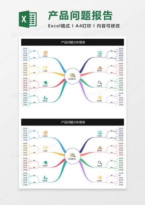 问题分析Excel表格模板下载 熊猫办公