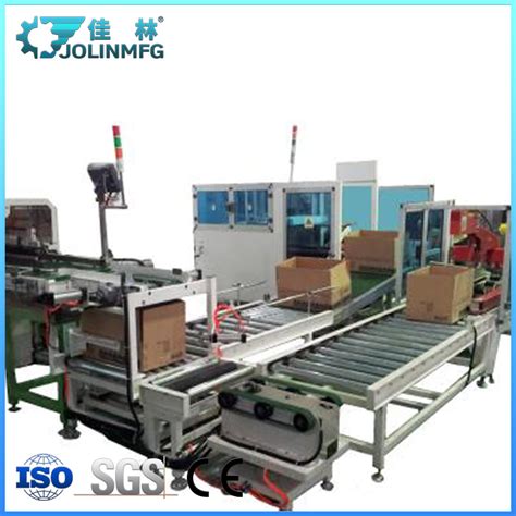 Fully Automated Box Packing Line Palletizer And Robot Palletizer