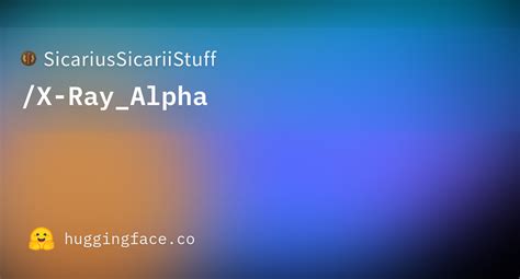 SicariusSicariiStuff X Ray Alpha At Main