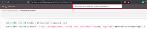 Cant Install Package Flowfusenode Red Dashboard Opencore Openiap