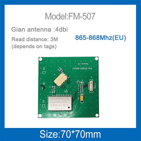 Fonkan Uhf Rfid Raspberry Pi Access Control Card Reader Antenna Integrated Module Uhf Rfid